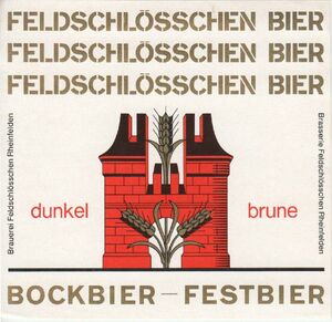 Drink Label: Feldschlösschen dunkel Bock (Feldschlösschen Getränke AG ...