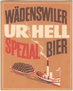 Etiqueta de bebida: Wädenswiler Urhell Spezial Bier (Brauerei Wädenswil ...