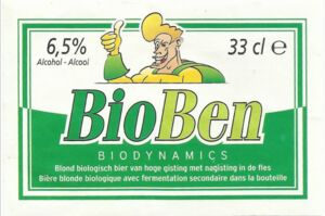 Drink Label: BioBen (Proefbrouwerij, BelgiumCol:BE-BEER-003242