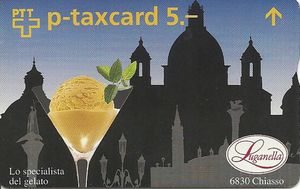 Phonecard: Frisco Findus - Luganella - Chiasso (Swisscom, Switzerland ...