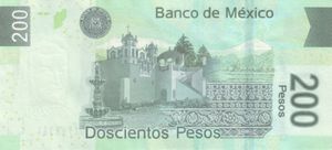 Banknote: 200 Pesos (Mexico(2004-2022 Issue) Wor:P-125d.1