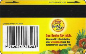 Funktionale Karte: Billa club (Shops - Supermarkets, Österreich) (Billa ...