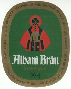 Drink Label: Albani Bräu Starkbier (Brauerei Haldengut /Heineken ...