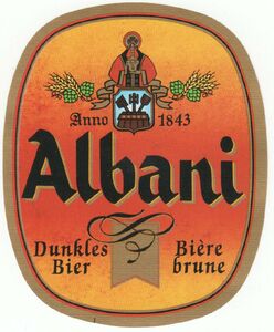 Drink Label: Albani dunkles Bier (Brauerei Haldengut /Heineken ...