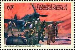 Stamp: Attack on Pearl Harbor, 60th Anniv. (Micronesia, Federated ...