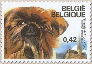 Sello: Brussels Griffon (Canis lupus familiaris) (Bélgica(Dogs (2002 ...