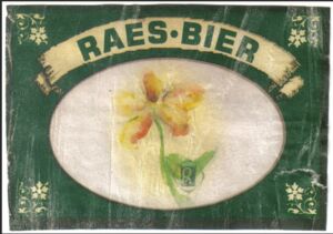 Drink Label: Raes-bier (Proefbrouwerij, BelgiumCol:BE-BEER-026913