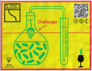 Drink Label: Challenger Single Hop Science (Proefbrouwerij, BelgiumCol ...