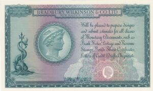 Banknote: No Face Value (Fantasy Issues(Test Banknotes) Col:BW-1960-0