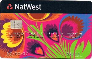 Bank Card: NatWest (National Westminster Bank, United Kingdom of Great ...
