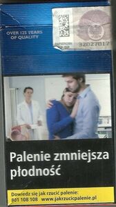 Paquete de Cigarrillos: Rothmans Red 100's (PoloniaCol:PL-CT-0258 🚬