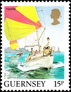 Stamp: Havelet Bay (Guernsey(Definitive Series 1984-1991: Bailiwick ...