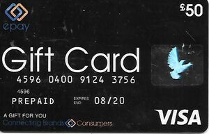 Gift Card: Epay - Black (Visa, United Kingdom of Great Britain ...