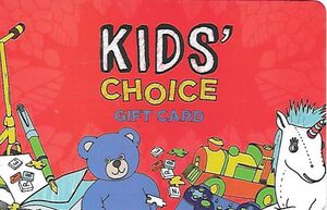 Gift Card: Kids Toys (Kids Choice, United Kingdom of Great Britain ...