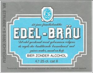 Drink Label: Edel-Bräu (Brouwerij Strubbe, BelgiumCol:BE-BEER-010719