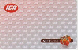 Gift Card: Gift (IGA, Australia) (Iga) Col:AU-IGA-001A