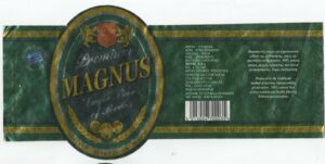 Drink Label: Magnus Magister (Hellenic Brewery of Rodos, GreeceCol:GR ...