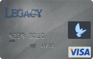 Bank Card: Legacy Visa (First National Bank Ft. Pierre, United States ...