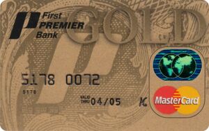 Bank Card: First Premier Gold MC (First Premier Bank, United States of ...