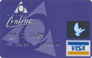 Bank Card: First USA America On Line (First USA Bank, United States of ...