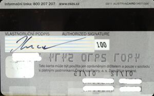 Tarjeta de Banco: Ceska sporitelna - Business (Česká Spořitelna ...