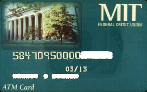 Bank Card: MIT Federal Credit Union (Franklin Mint Federal Credit Union ...