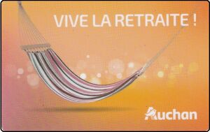 Gift Card: Vive la retraite (Auchan, France(Entreprises) Col:FR-Aucha ...