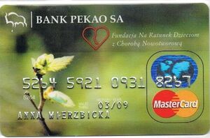 Bank Card: Mastercard (Bank Polska Kasa Opieki SA/Bank Pekao SA ...
