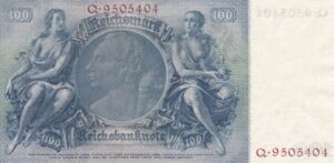 Banknote: 100 Reichsmark (Germany(1929-1936, (1945) Issue ...