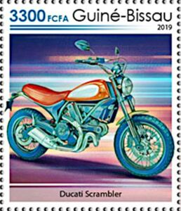 Stamp: Ducati Scrambler (Guinea-Bissau(Motorcycles (2019:1)) Mi:GW 10391