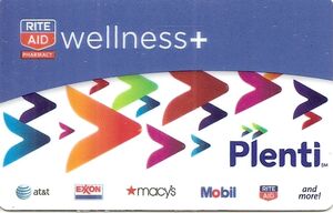 Gift Card: Plenti (Rite Aid, United States of America(Wellness) Col:US ...