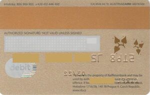 Bank Card: Raiffeisen BANK gold - Maria Makeeva (Raiffeisen Bank, Czech ...