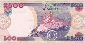 Banknote: 500 Naira (Nigeria(1984-2022 Issue) Wor:P-30r