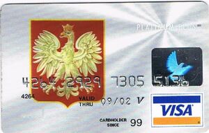 Bank Card: Visa Platinum Plus (MBNA America Bank, United States of ...