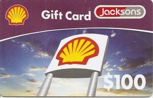 Gift Card: Logo $100 (Jacksons) (Shell, United States of America ...