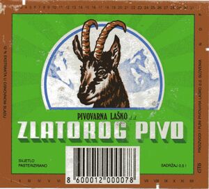 Drink Label: Zlatorog pivo (Pivovarna Laško, SloveniaCol:SI-BEER-000420