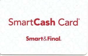 Gift Card: Smart Cash Card (Smart & Final, United States of America ...
