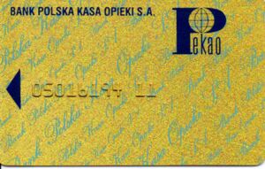 Bank Card: Pekao (Bank Polska Kasa Opieki SA/Bank Pekao SA, PolandCol ...