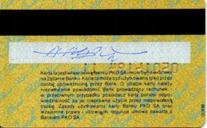 Bank Card: Pekao (Bank Polska Kasa Opieki SA/Bank Pekao SA, PolandCol ...
