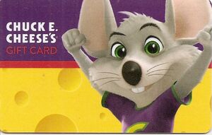 Gift Card: Mouse Cheering (Chuck E. Cheese's, United States of America ...