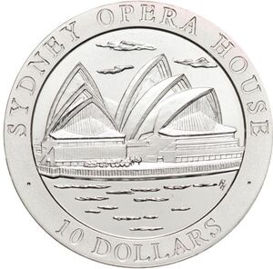 Coin: 10 Dollars (Sydney Opera House) (Australia(1970~Today ...