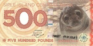 Banknote: 500 Pounds (Fantasy Issues(Antarctica) Col:FANT-ANT-SIP-6