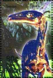 Stamp: Troodon (Micronesia, Federated States of(Prehistoric Animals) Mi ...