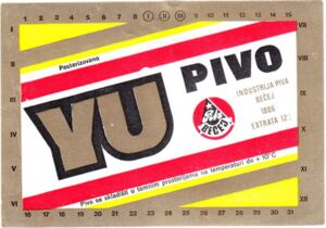 Drink Label: YU pivo (Bečejska Pivara, SerbiaCol:RS-BEER-000135