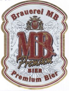 Drink Label: MB Premium Bier (Pivara Novi Sad, SerbiaCol:RS-BEER-000423