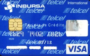 Tarjeta de Banco: Inbursa International (Banco Inbursa, MéxicoCol:MX-VI ...