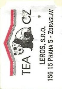 Tea Label: Tea CZ (Leros, Czech Republic(Panda) Col:TL-CZ-0208