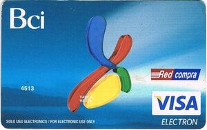 Bank Card: Bci (Banco de Credito e Inversiones, Chile) Col:CL-VI-0021-1