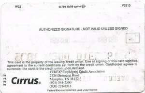 Bank Card: FedEx (FedEx Employees Credit Association, United States of ...