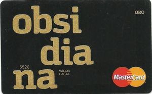 Bank Card: Obsidiana oro (Bankinter, SpainCol:ES-MC-0072